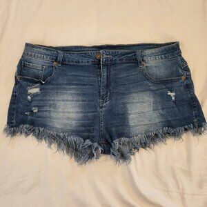 Shorts | Ripped And Washed Design Jean Shorts Nwot | Poshmark